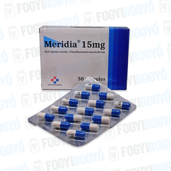 Vertax Pharma Meridia 15mg - FogyiBogyó - Fogyasztószer webáruház